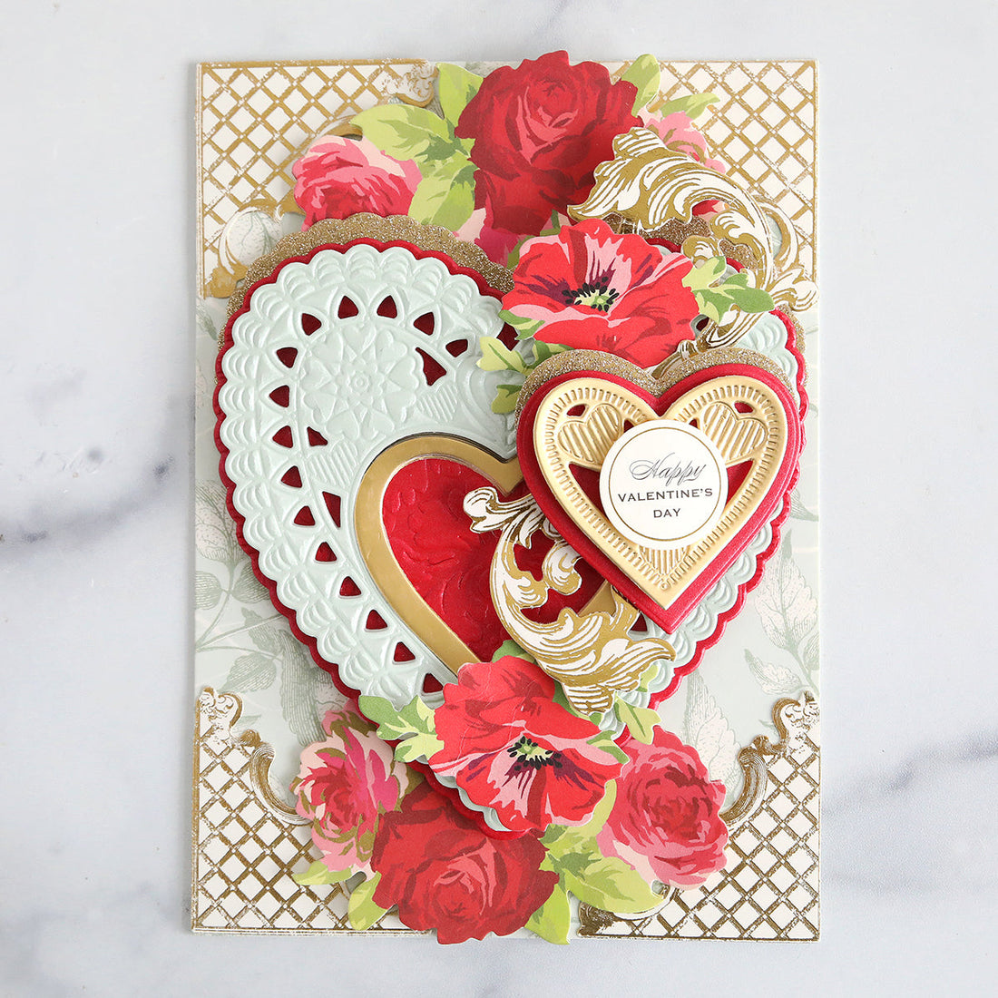 3D Concentric Heart Dies- Made Easy – Anna Griffin Inc.