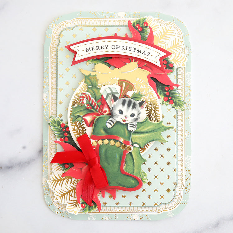 Simply Retro Christmas Card Making Kit- Made Easy – Anna Griffin Inc.