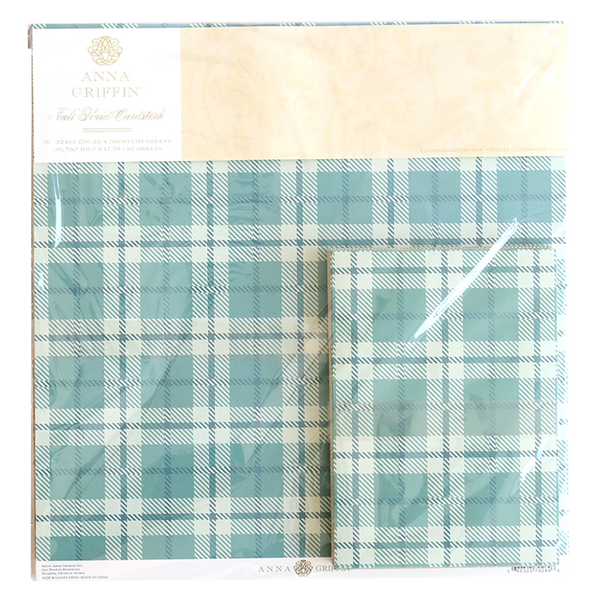 Fall Plaid 5x7 and 12x12 Cardstock – Anna Griffin Inc.