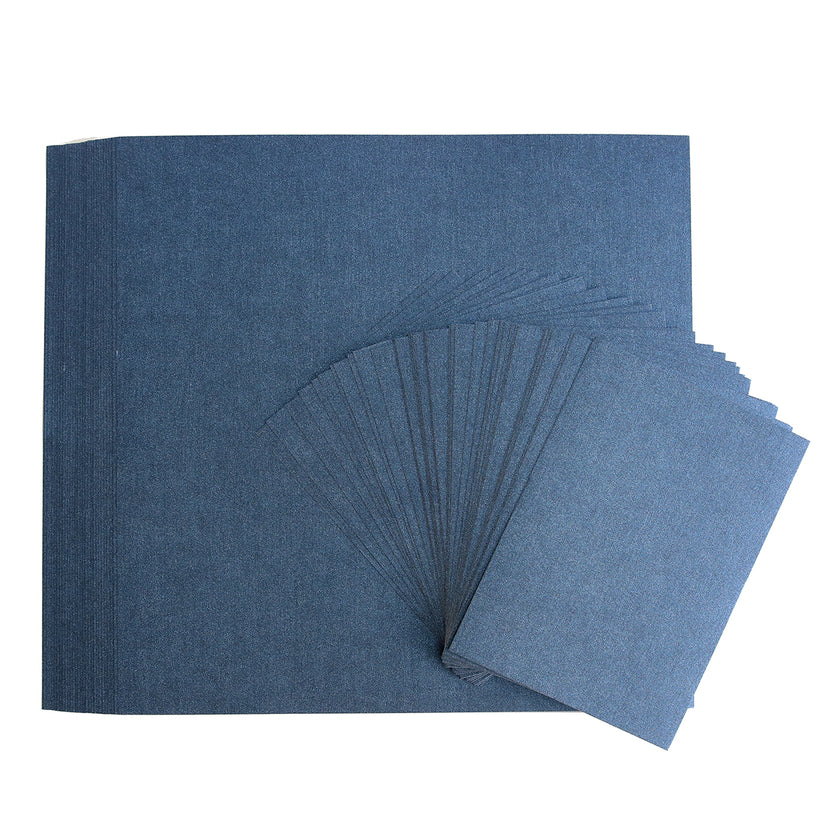 Navy Blue Metallic Cardstock | Shop Navy Blue Cardstock – Anna Griffin Inc.