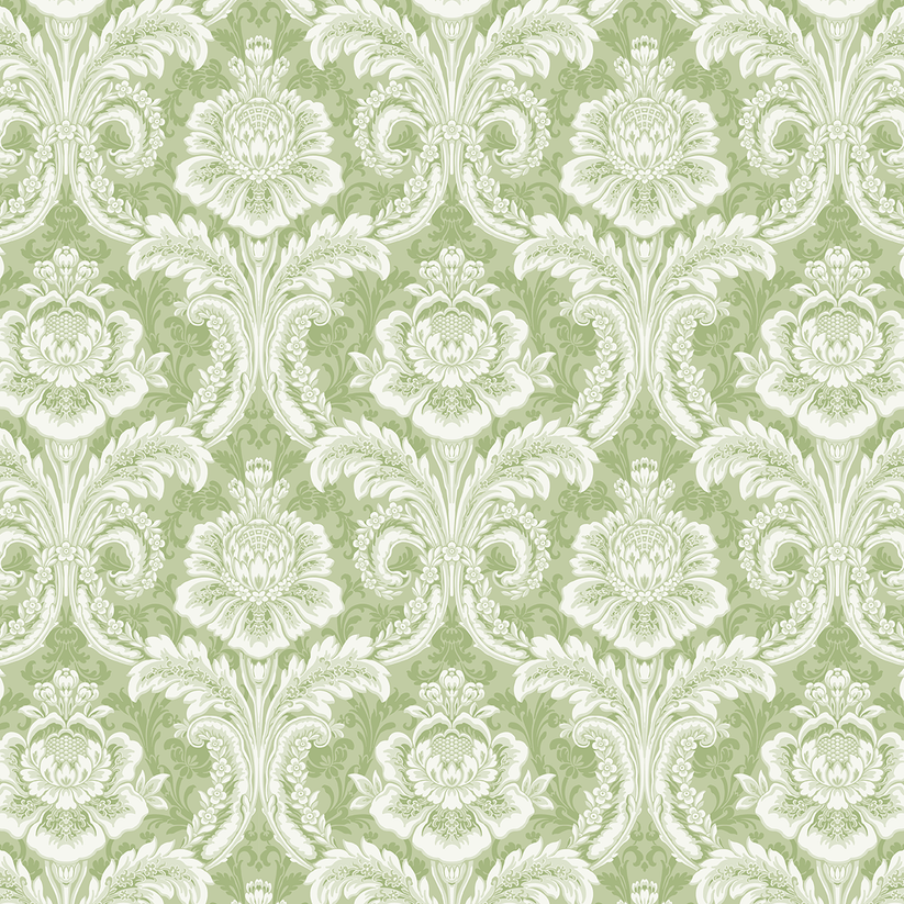 12x12 Phoebe Green Filigree Cardstock 5 sheets – Anna Griffin Inc.