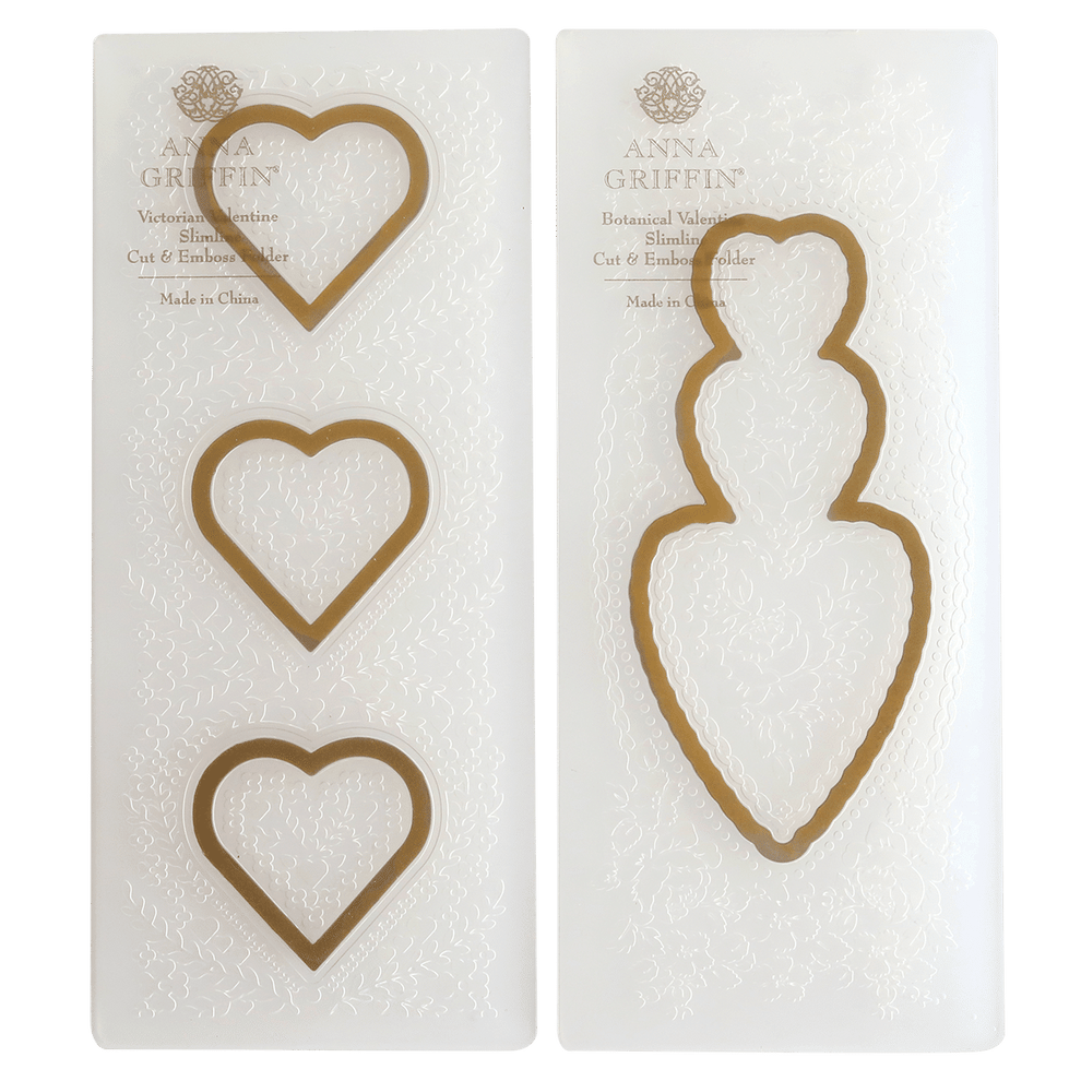 Heart Slimline Cut and Emboss Folders – Anna Griffin Inc.