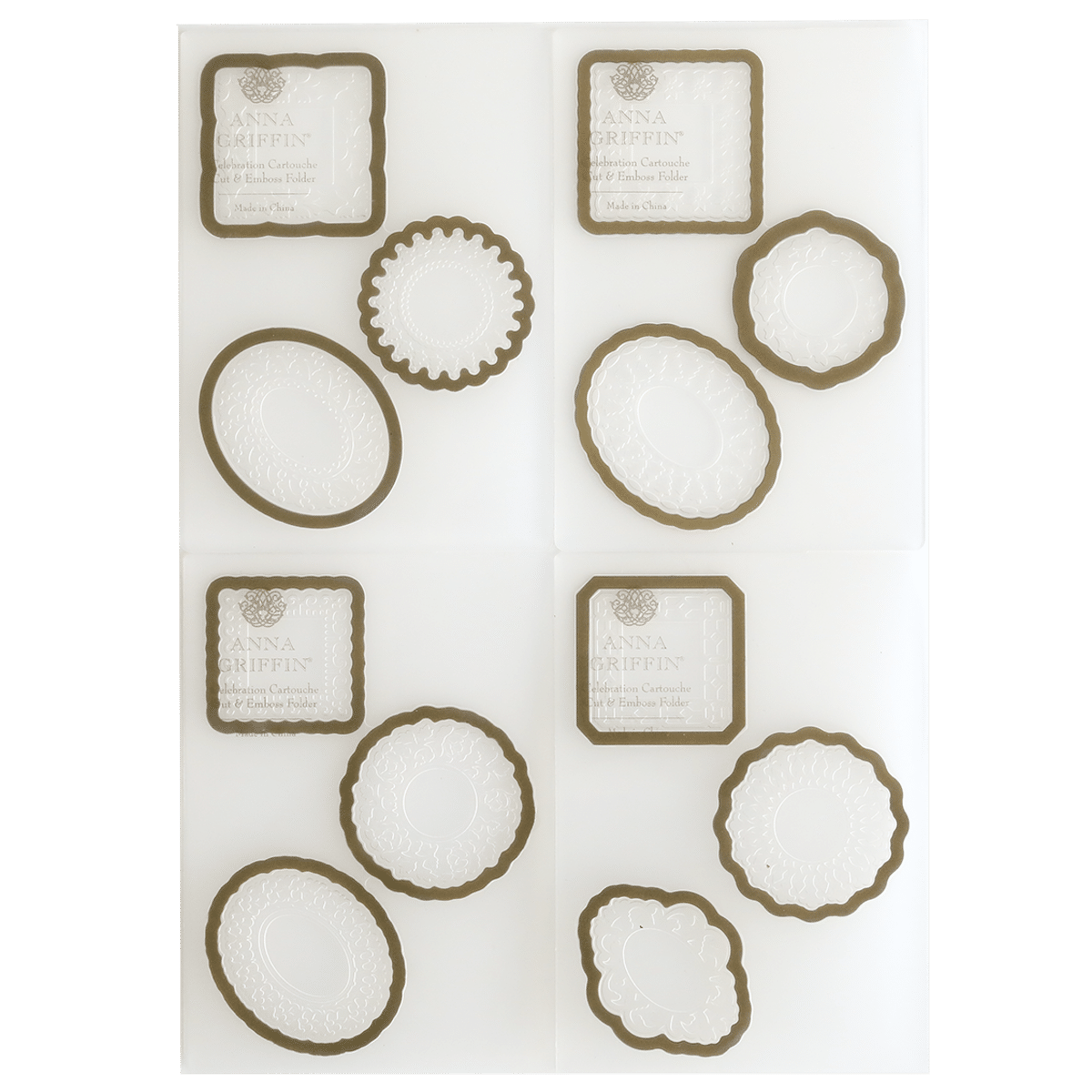 Celebration Cartouche Cut & Emboss Folder – Anna Griffin Inc.