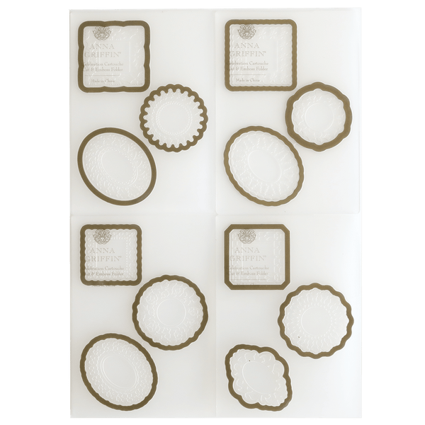 Celebration Cartouche Cut & Emboss Folder – Anna Griffin Inc.