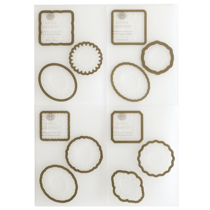 Celebration Cartouche Cut & Emboss Folder – Anna Griffin Inc.
