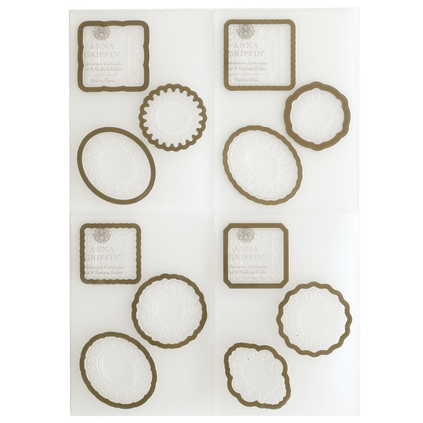Celebration Cartouche Cut & Emboss Folder – Anna Griffin Inc.
