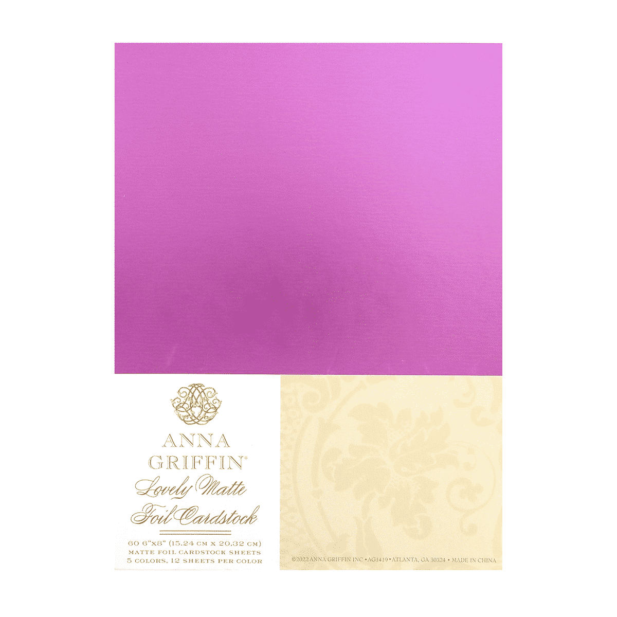 Lovely Matte Foil Cardstock – Anna Griffin Inc.